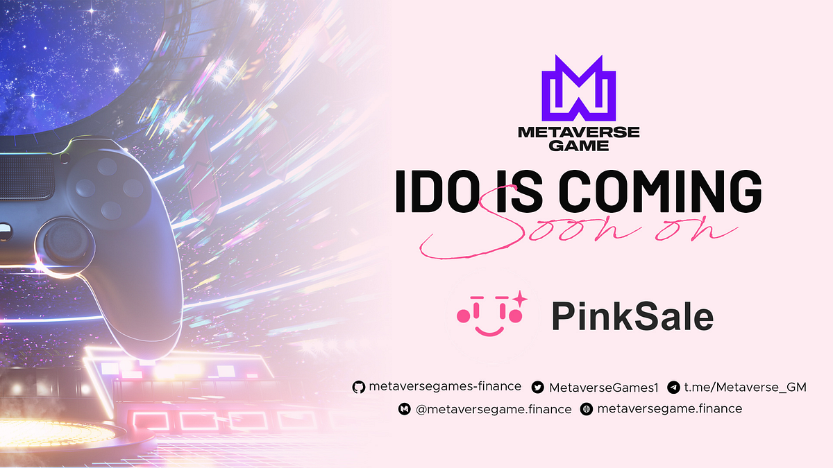 IDO is coming soon!! IDO of Metaverse Game is coming in few days on ...