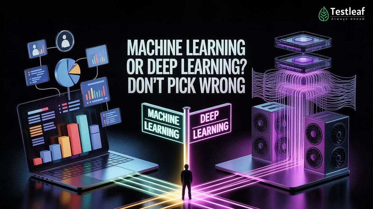 Machine Learning or Deep Learning? Don’t Pick Wrong 😭 (2026 Guide) | by ...