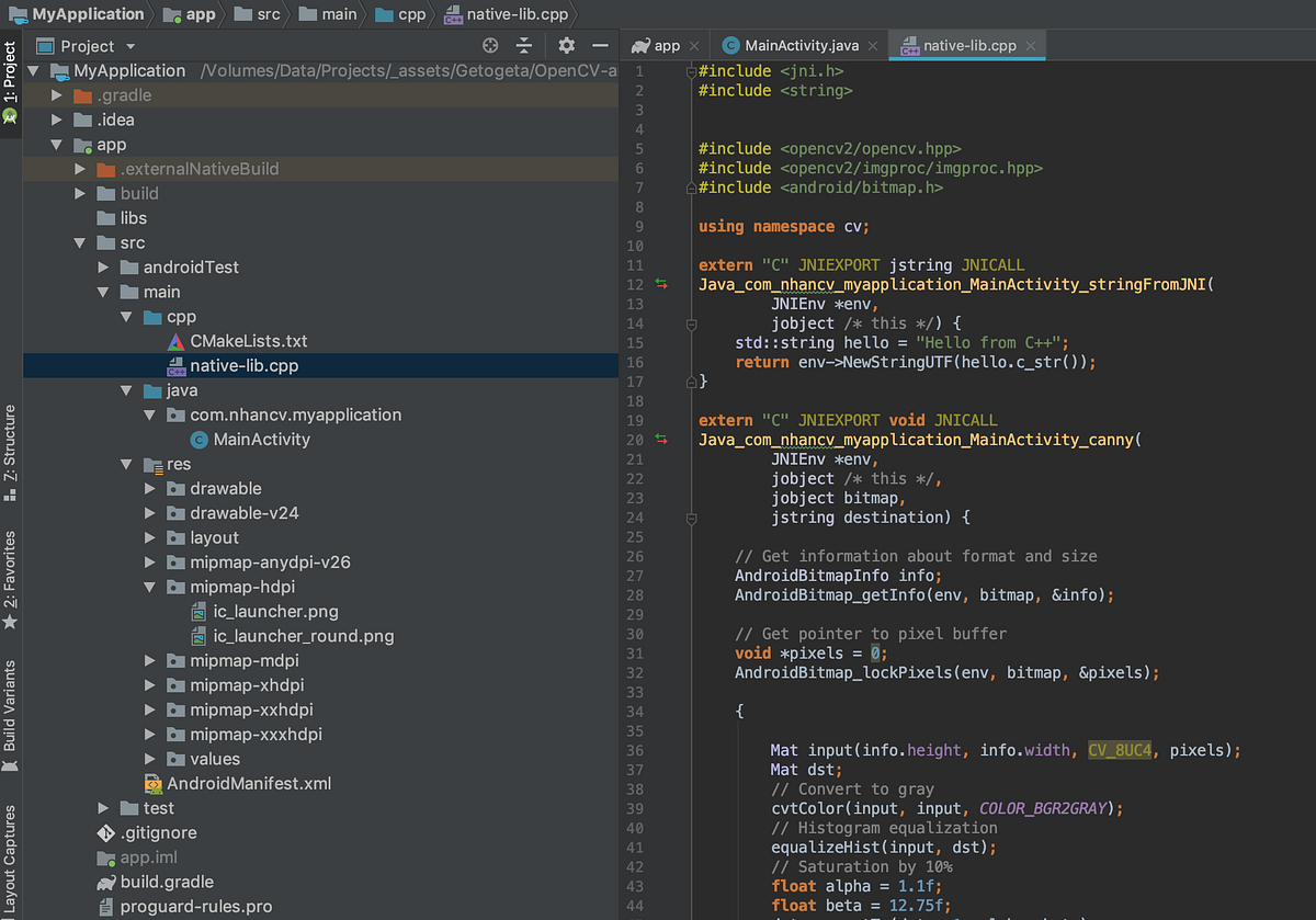 [Android] Set up an environment for OpenCV4.0.1 C++ ndk18 | by Nhan Cao ...
