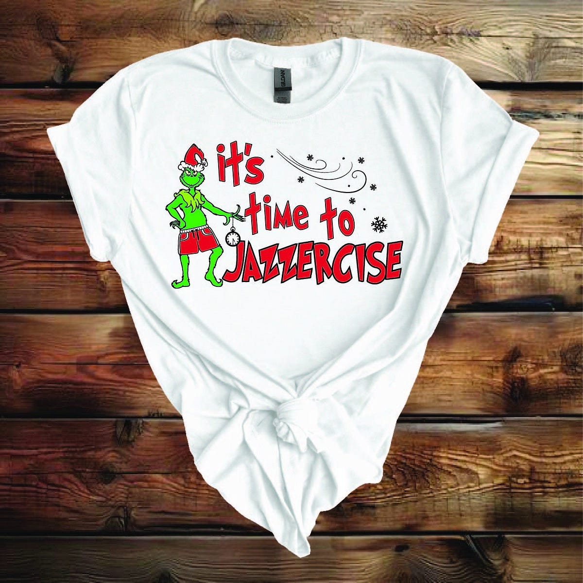 Grinch Jazzercise/Christmas/ PNG/ DTF/ White Toner/ Sublimation | by ...