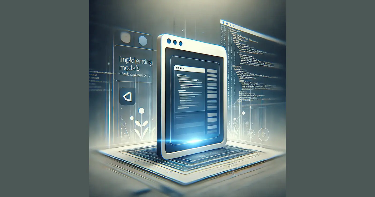 Advanced Techniques for Implementing Modals in Web Applications | by ...
