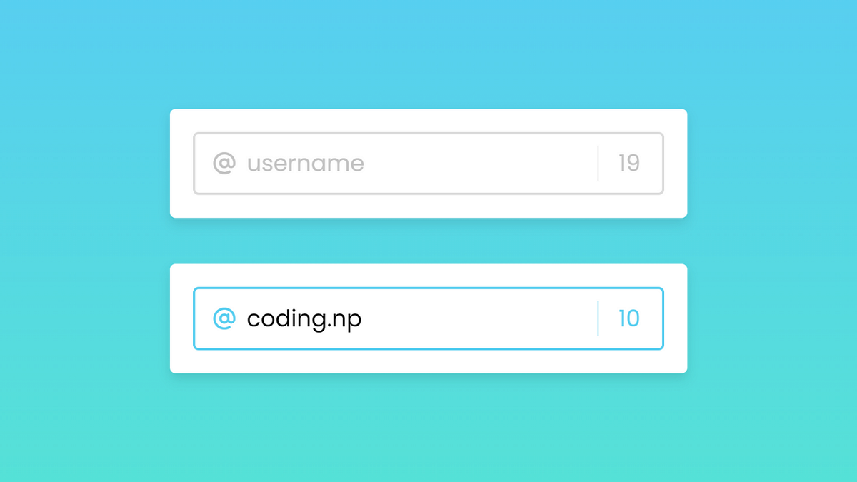 Limit Input Characters using HTML CSS & JavaScript | by CodingNepal ...
