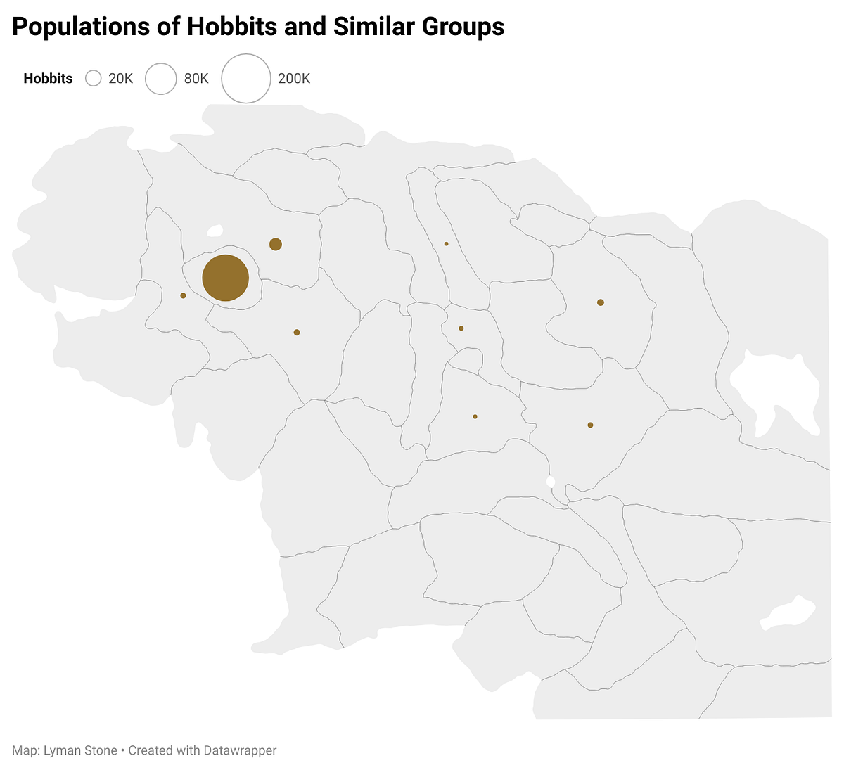 How Many Hobbits? Middle Earth Population by People Group | by Lyman ...