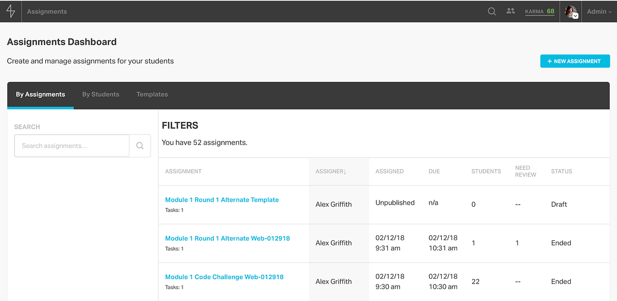 Building Assignments on Learn.co. A collaborative, cross-departmental ...