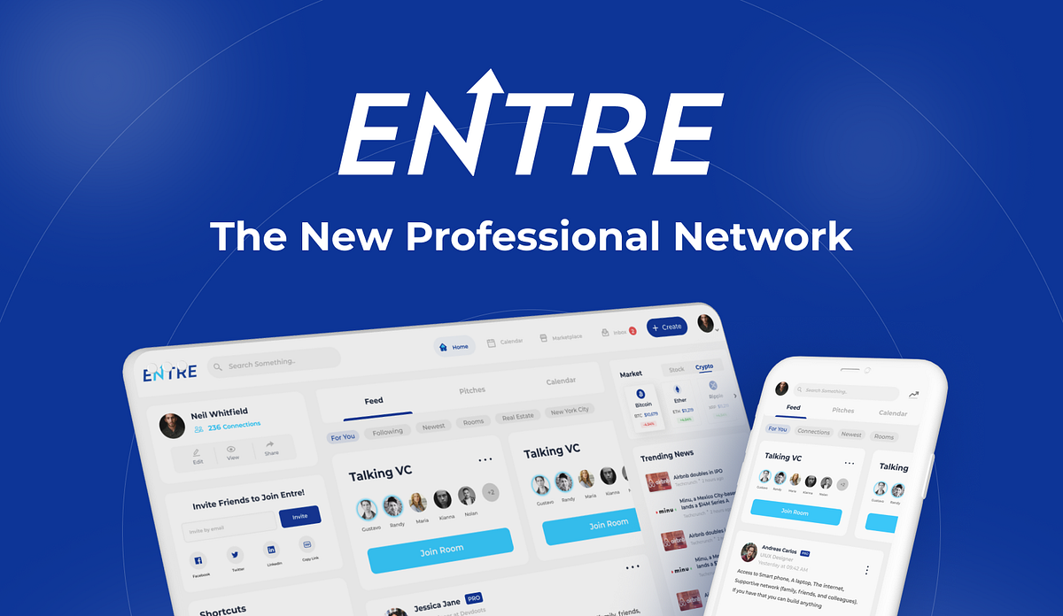 What is Entre ? Entre is a new professional network | Medium