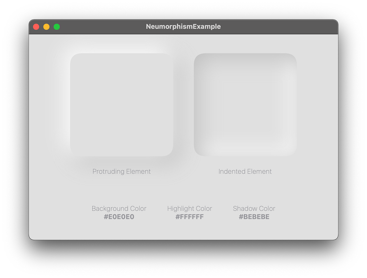Create Neumorphism UI Elements in Swift | Medium