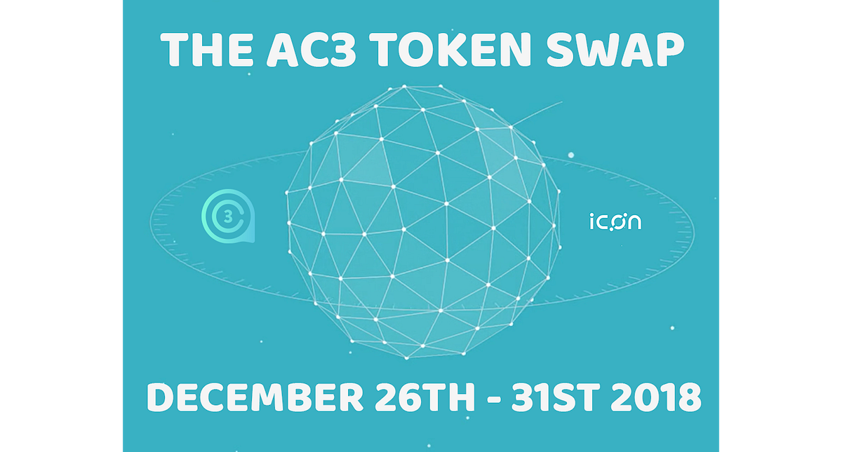 THE OFFICIAL AC3 TOKEN SWAP. As announced on December 21st, AC3 is ...