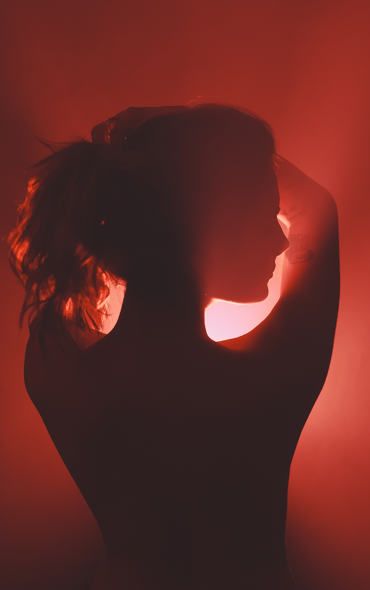 Shadow under the spotlight. Anna stood in front of the mirror in… | by ...