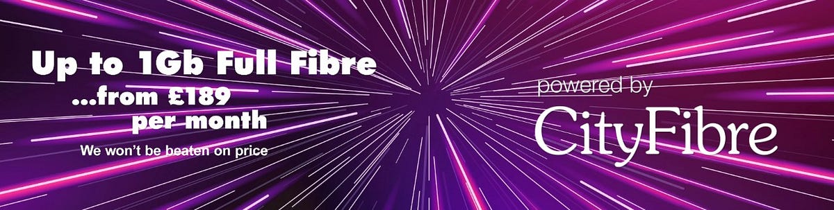 Complete fiber for your business. Installing a full fiber connection ...
