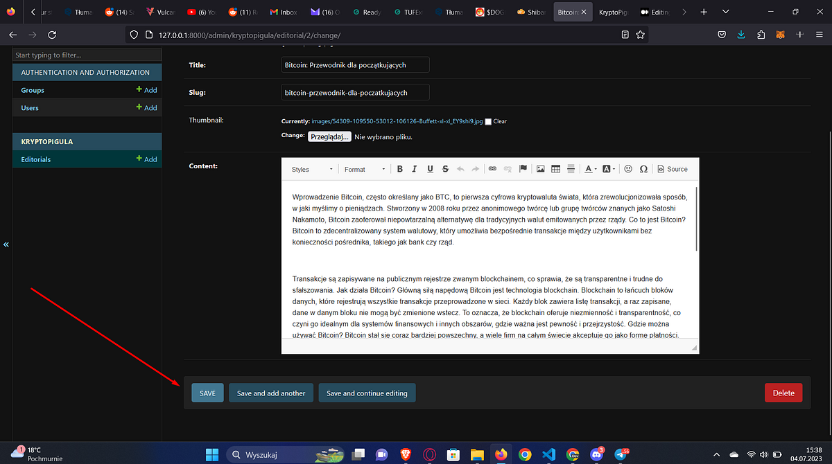 Django CKEditor — WYSIWYG editor. Hi ppl last time here we have write… | by Dorian Szafranski ...
