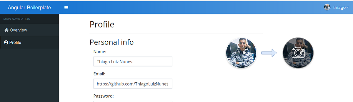 Criando avatar upload file utilizando HTML5/CSS3 | by Thiago Luiz | Medium