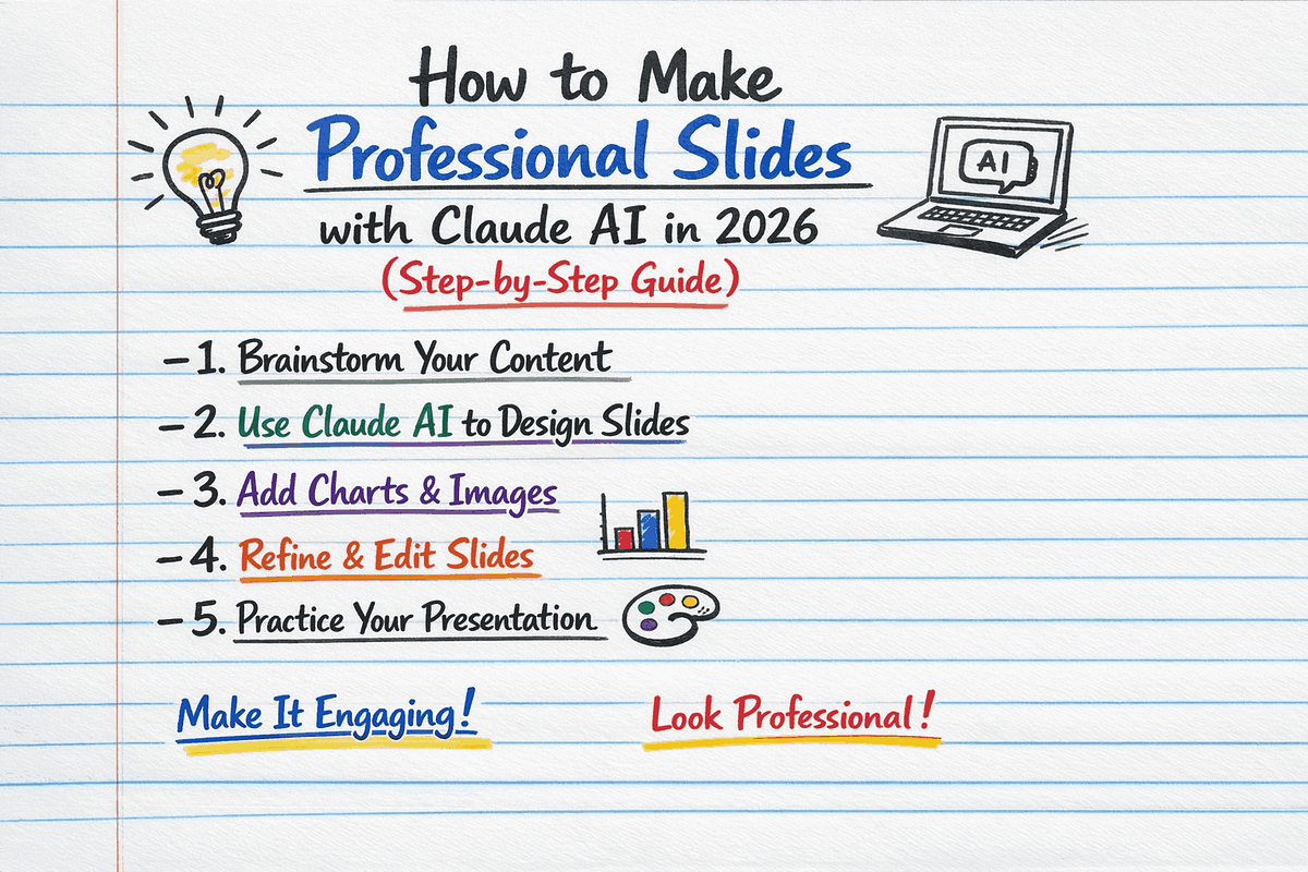 How to Make Professional Slides with Claude AI in 2026 (Step-by-Step ...