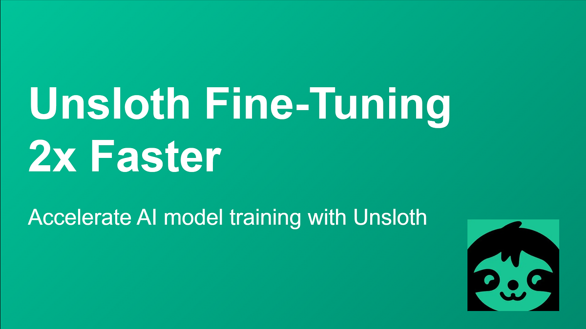 Unsloth : The fastest way to Fine-Tune LLMs | by Mehul Gupta | Data ...