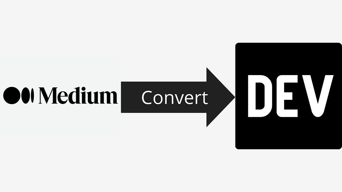 How To Convert Articles From Medium To Dev To By R Dev Medium
