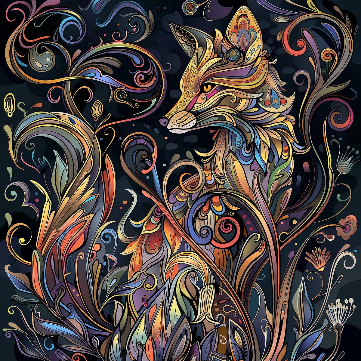 Folk Tale Art Nouveau AI Art Prompt | by Carla Paton | AI Art Prompts ...