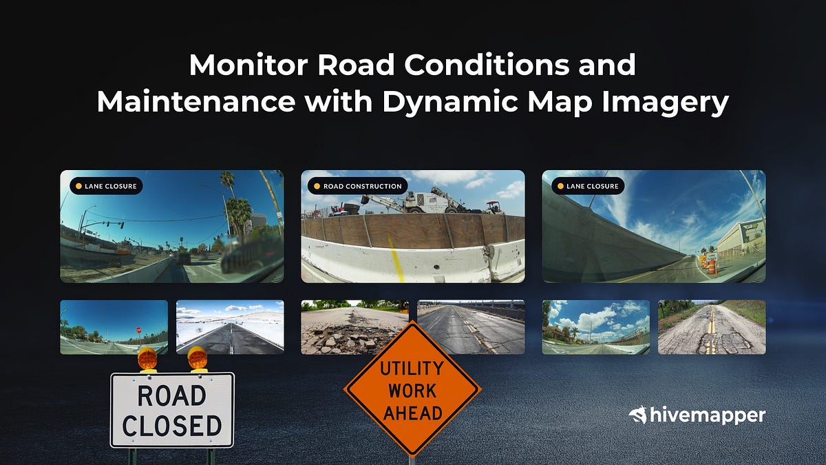 Monitor Road Conditions and Maintenance with Dynamic Map Imagery | by Hivemapper Network ...