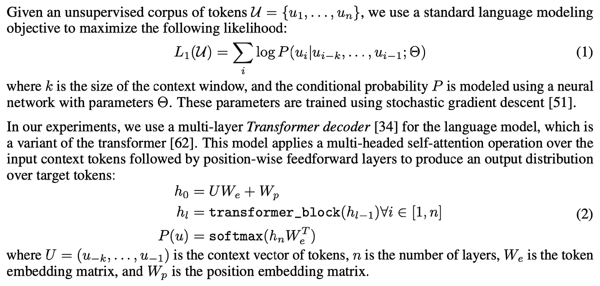 Improving Language Understanding by Generative Pre-Training(GPT) - Gopal Goyal - Medium