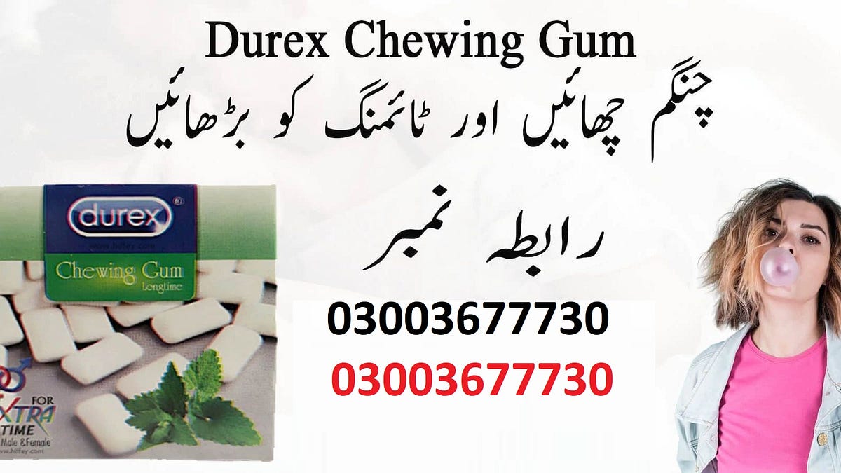 Durex Timing Bubble Gum For Man 03003677730 | by website Pakshop.Com.Pk ...