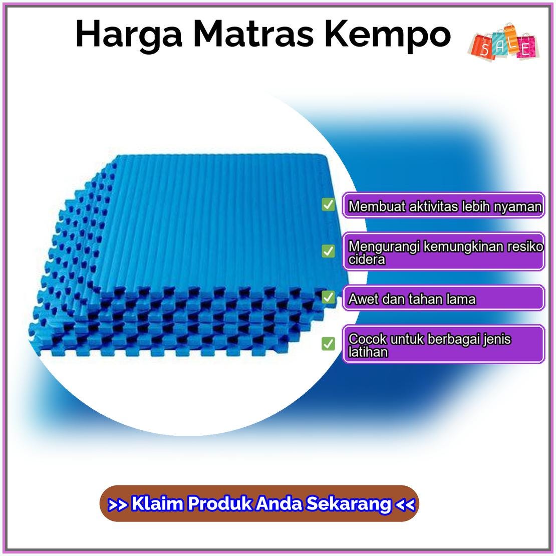 Harga Matras Kempo - Matras Puzzle Tebal - Medium