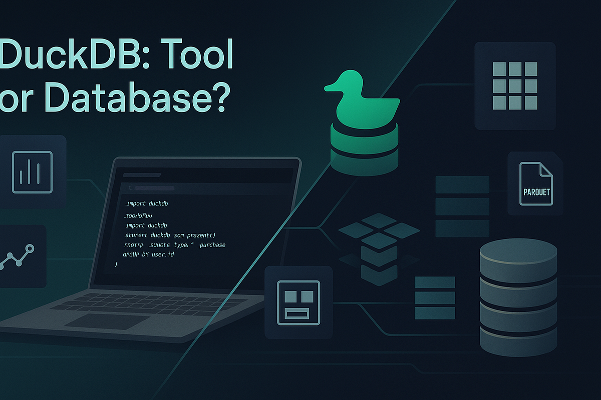 DuckDB: Tool, Database, or Both?. Why this tiny engine is quietly… | by Duckweave | Medium