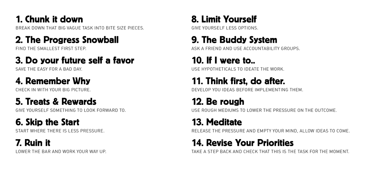 Don’t know where to start?. Here are 14 Practical Tools to Overcome ...