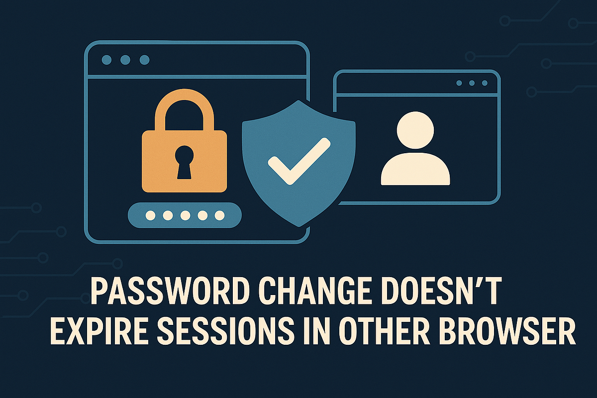 Password Change Doesn’t Expire Sessions — A Hidden Risk in Session Management | by Gourav ...