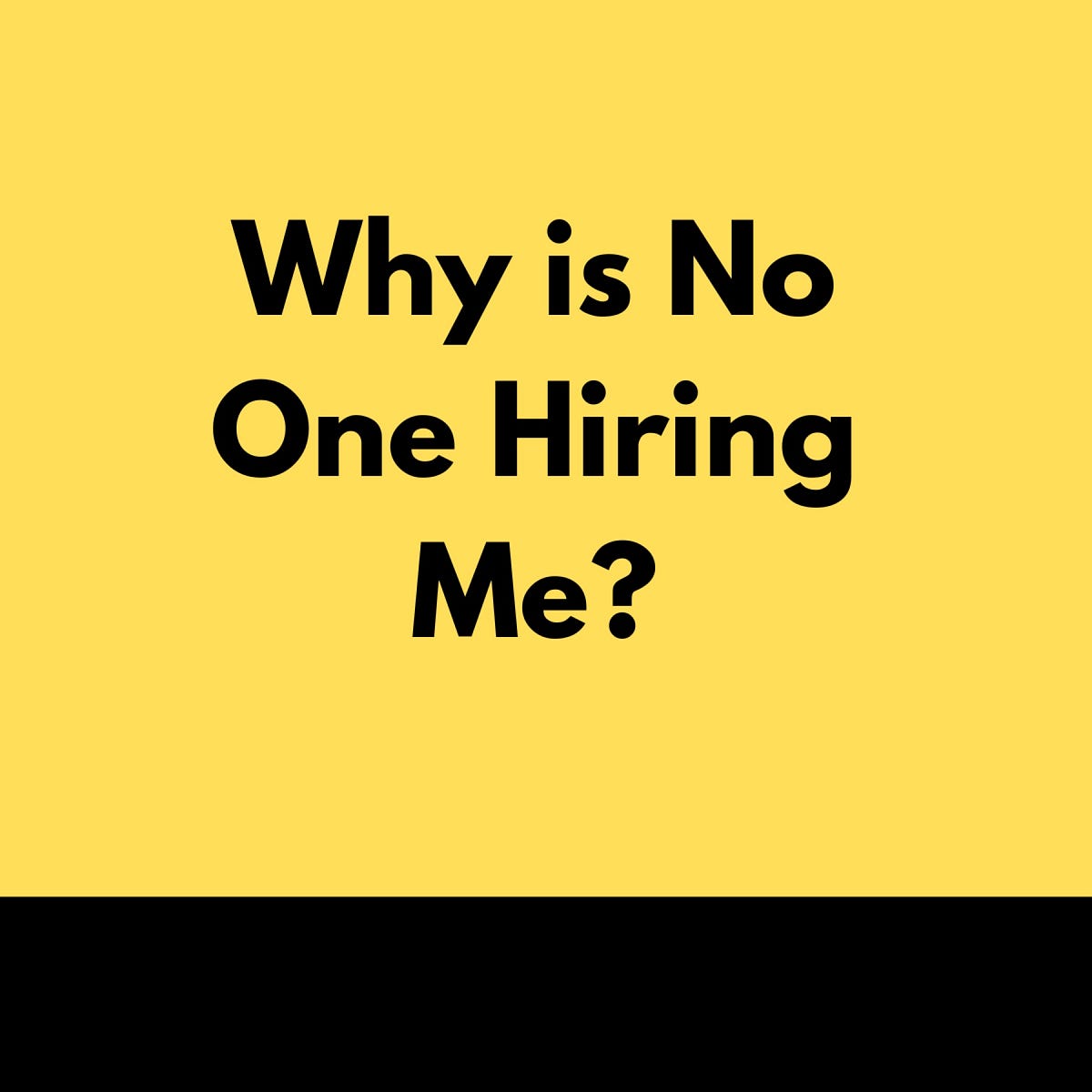 Why is No One Hiring Me?. Don’t shoot the messenger, just parse… | by ...