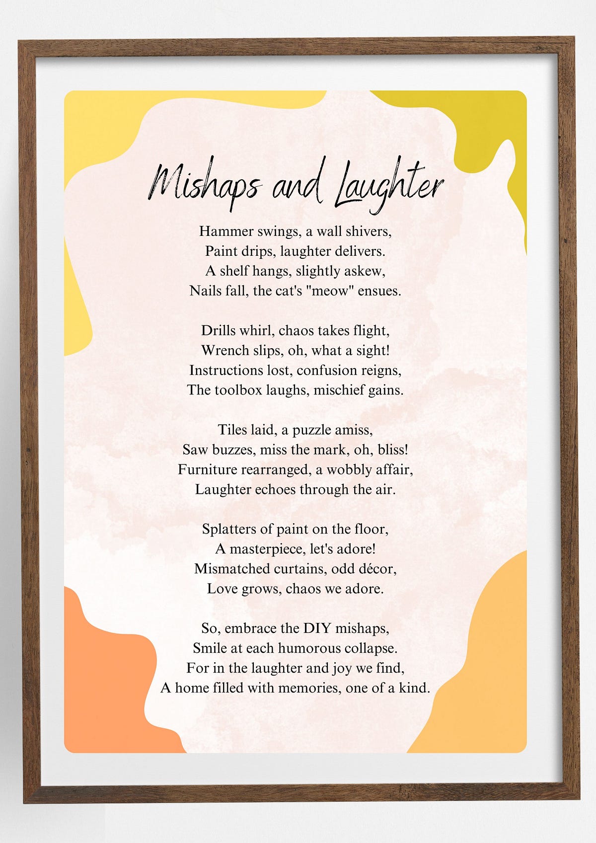Mishaps and Laughter. Hammer swings, a wall shivers, Paint… | by Ballad ...