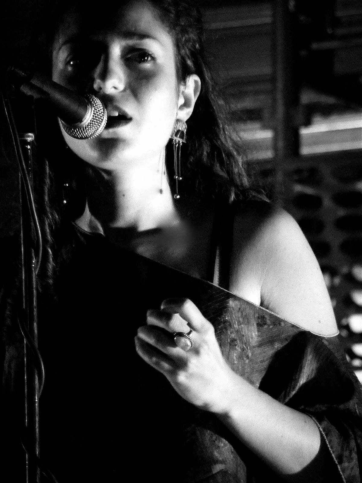 Open Mic Poem. Hands shaking | by Jazz Ramsy | Broads Non Grata | Medium