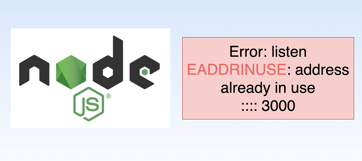How to kill server when seeing “EADDRINUSE: address already in use” | by YeeJay | Level Up Coding