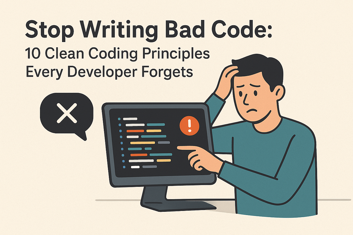 Stop Writing Bad Code: 10 Clean Coding Principles Every Developer Forgets | by Iqra Anwar | Sep ...