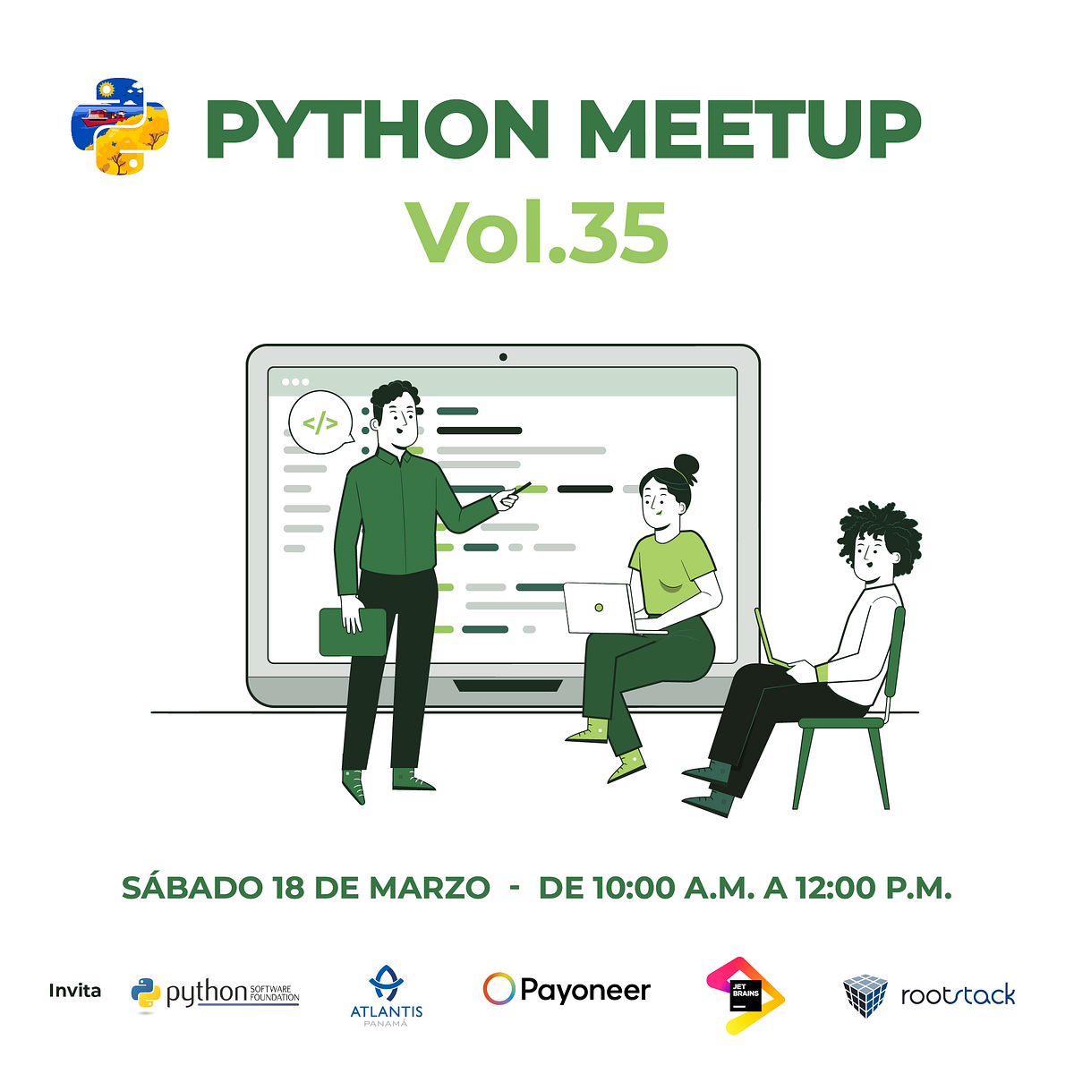 ¡Python Meetup Vol 35, fue un éxito rotundo! 🎉 | by José Arnulfo R. H ...