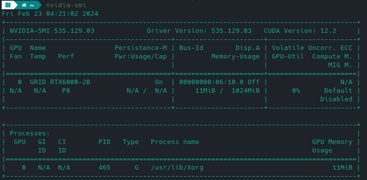 Nvidia Grid Installing Vgpu Drivers On A Linux Guest Machine Manjaro With Gpu Pass Through