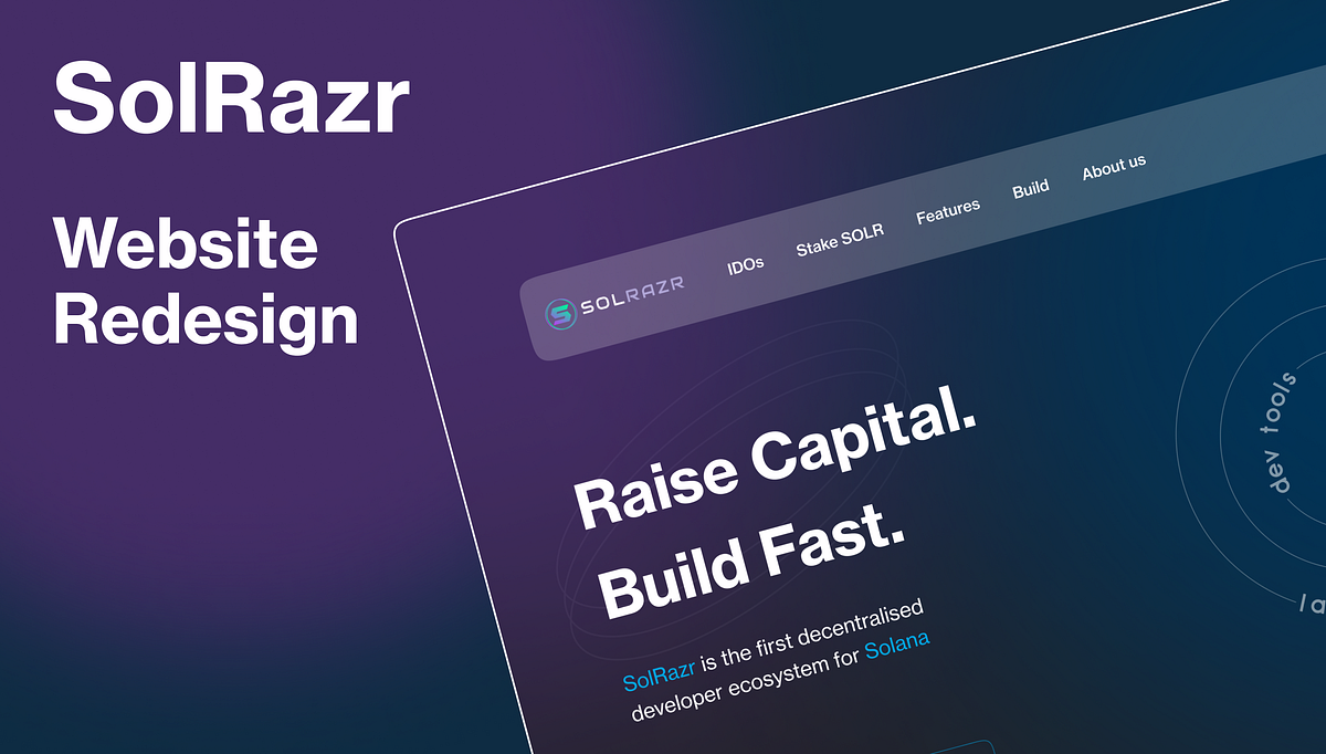 SolRazr: Website Redesign — a SuperteamDAO Bounty Project | by Shourya Dubey | Bootcamp | Medium