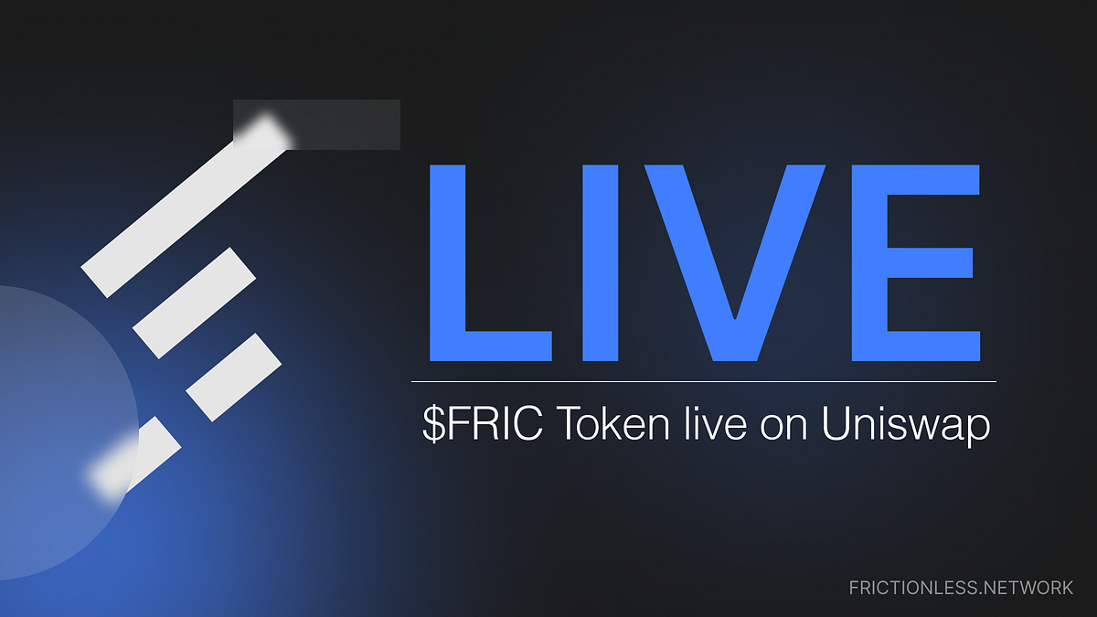 The FRIC Token launched!. We’re thrilled to announce that the… | by ...