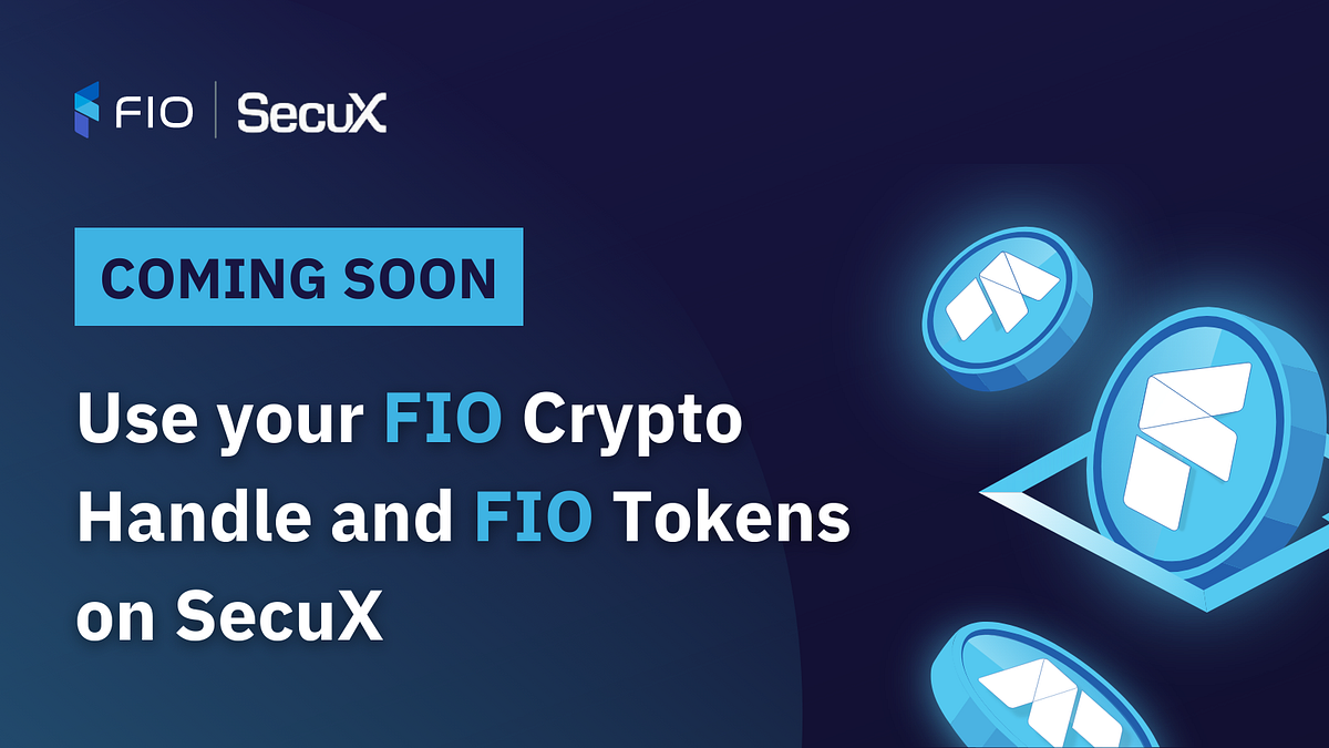 FIO Partners with SecuX to Bring Ease of FIO Protocol to Cold Storage ...
