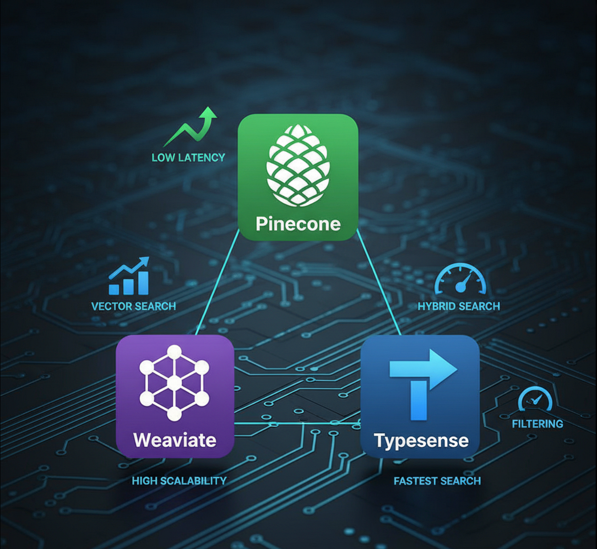 Which Vector DB for RAG? Pinecone vs Weaviate vs Typesense in LangChain | by Tech&Talk | Medium