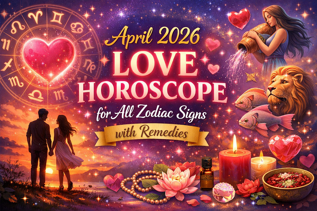 April 2026 Love Horoscope for All Zodiac Signs with Remedies | by ...