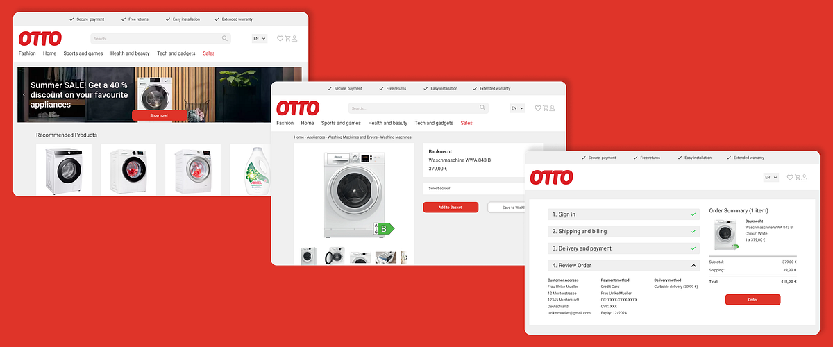 UX/UI Case Study: “OTTO redesign” | by Margo Liutova | Medium