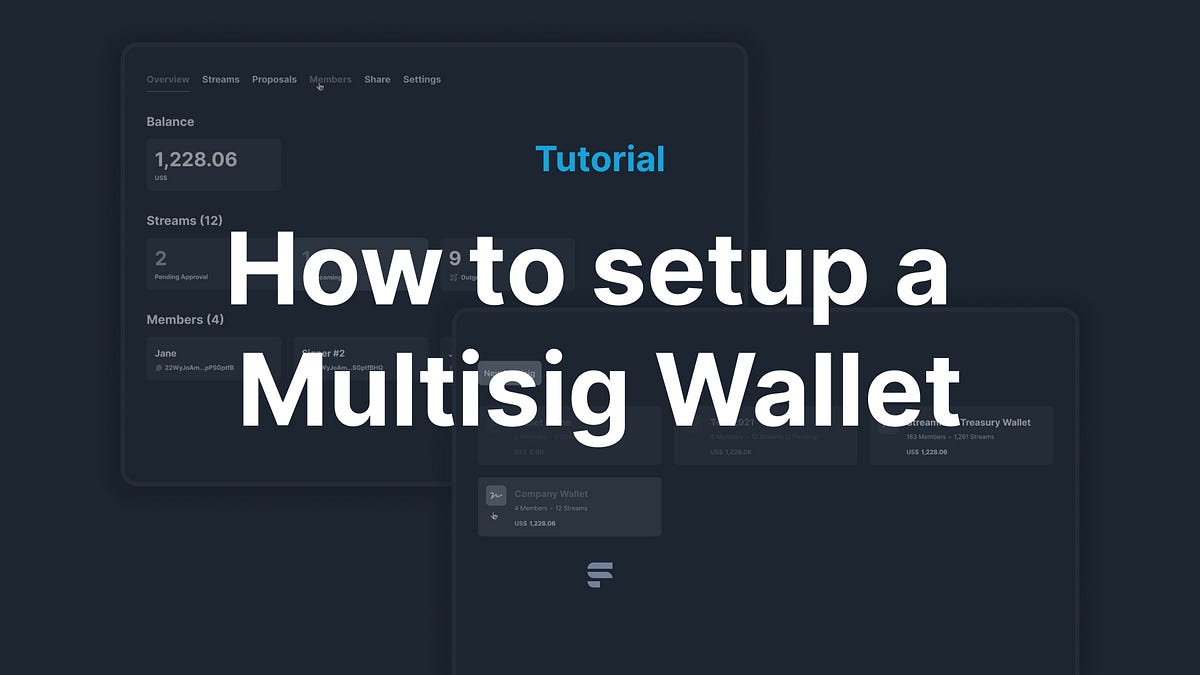 How to set up a Multi-signature Wallet with Streamflow | by Streamflow | Medium