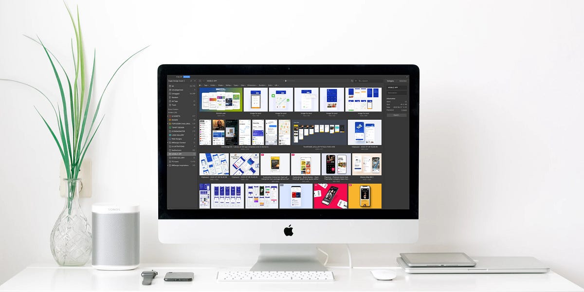 Manage your all design asset in one place using Eagle App | by Fathul ...