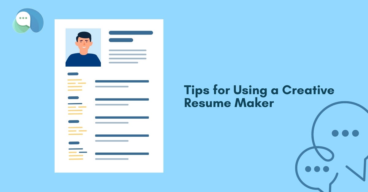 Tips for Using a Creative Resume Maker | by Expedichat | Medium