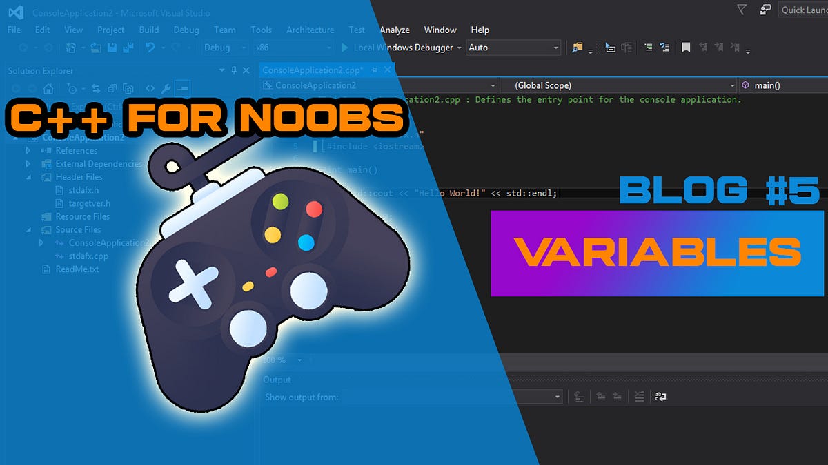 C++ For N00bs #5 — Mastering Variables in C++ for Game Development | by Game Developer | Medium