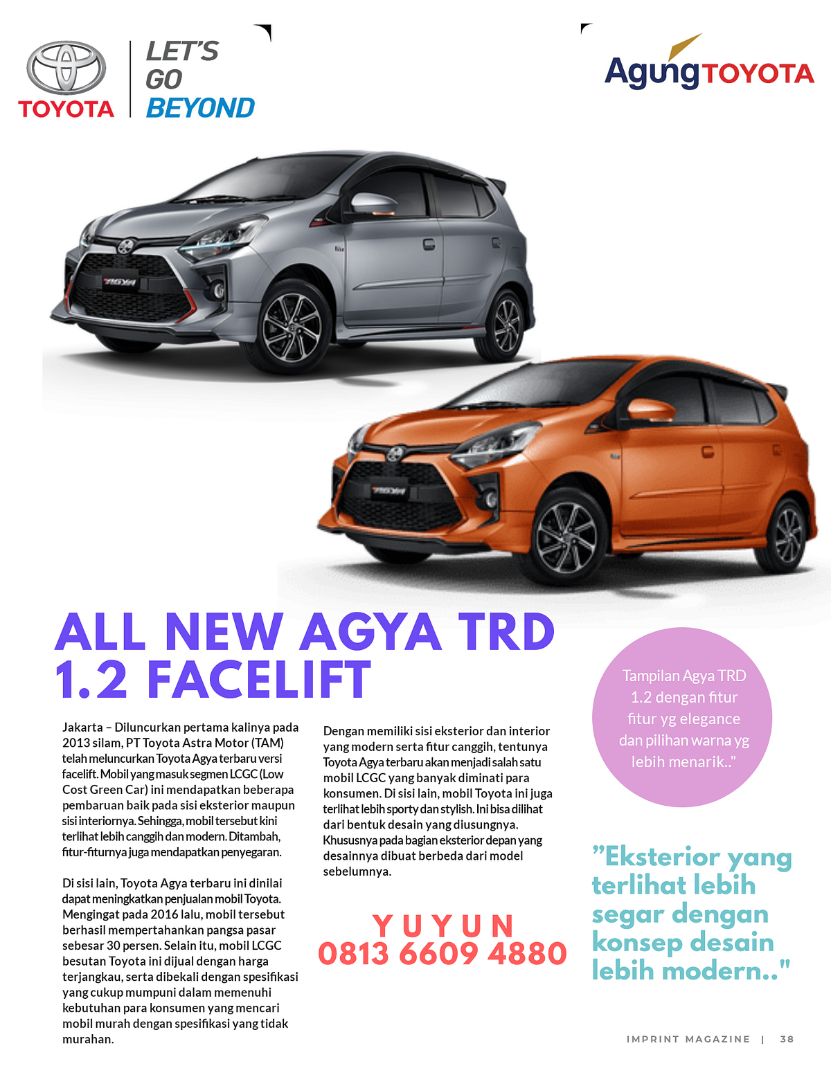 New Agya Facelift | by Beryana Yunistine | Medium
