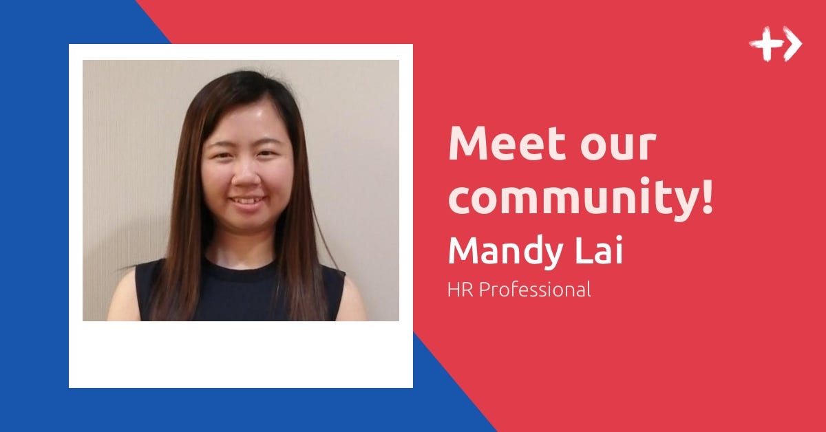 Community Spotlight: Mandy Lai, HR Professional | by Time Auction | Medium