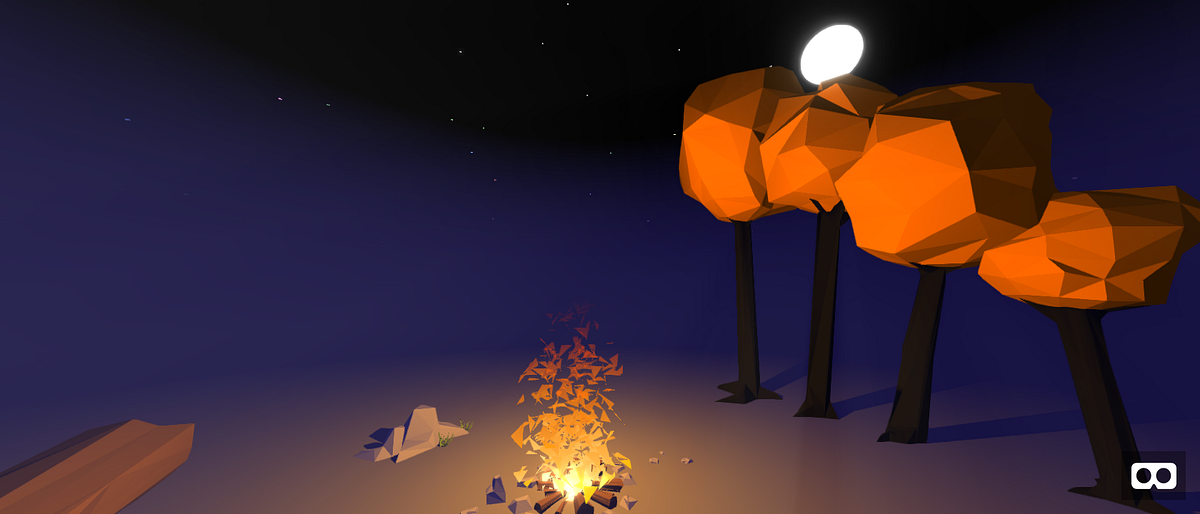 Campfire VR. Creating low-poly virtual worlds with… | by Dirk Krause | Medium