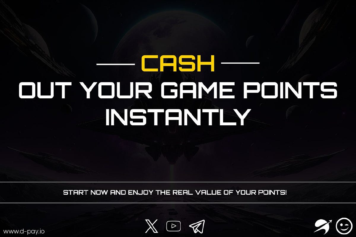 🚀 Cash Out Your Game Points Instantly! 🚀 🎮💰 With DPG, you can cash out ...