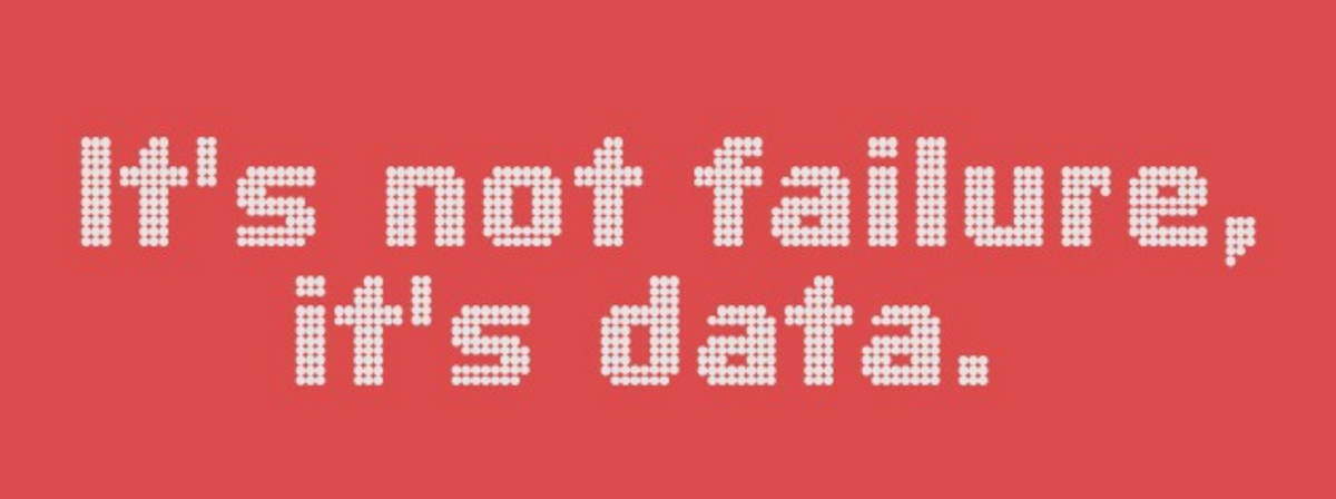 “It’s not failure, it’s data.”. Perfectionism prevents progress, how to ...