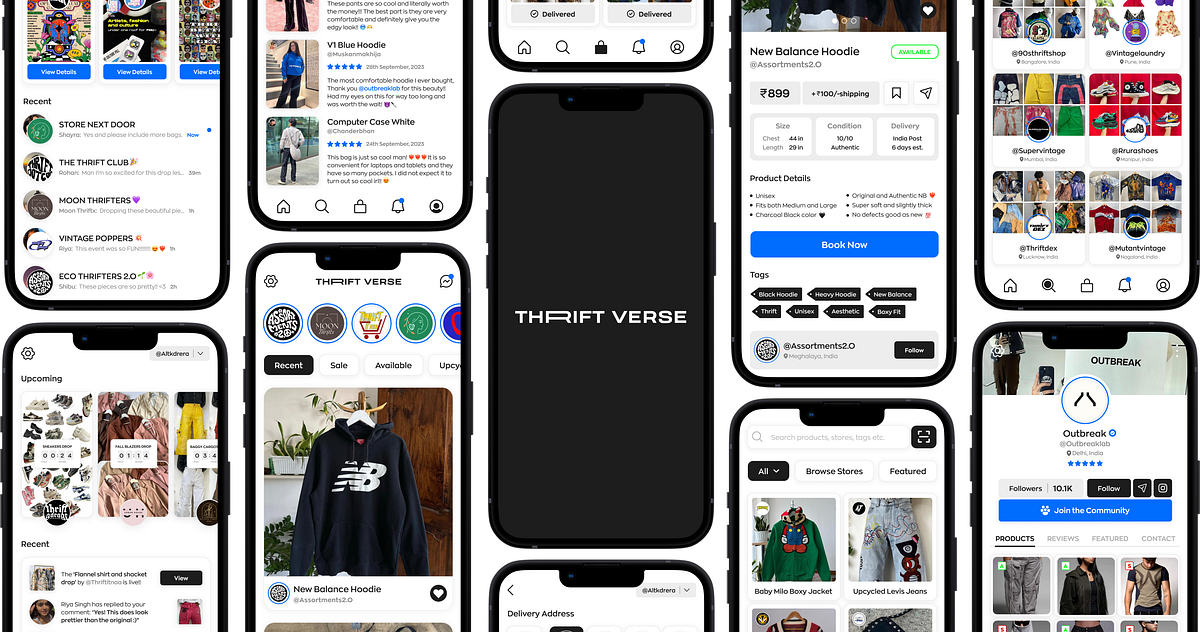 UX Storytelling Case Study: Designing a Thrift app for Instagram based ...