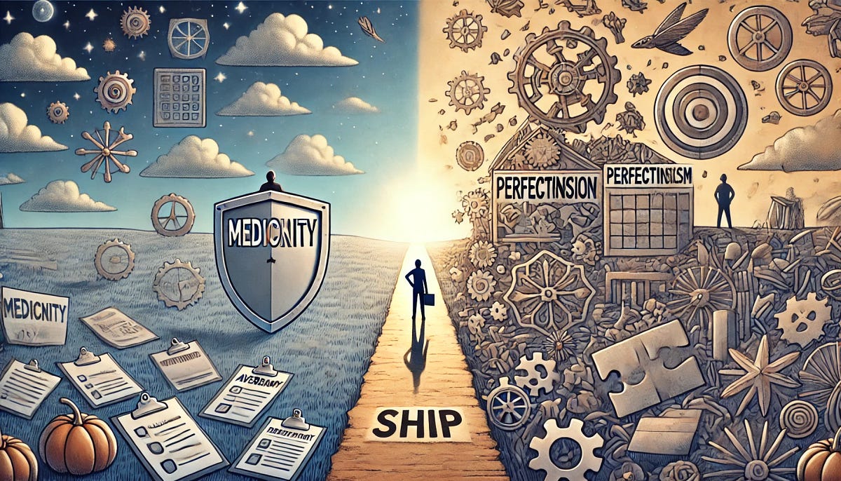 Mediocrity and Perfectionism. Two Sides of the Same Coin | by Bahram ...